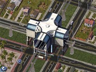 シムシティ4：交通機関Mod（Bat）：複線モノレール駅、地下鉄・バス停付きモノレール駅、4方向接続モノレール駅、ディズニーランド内のモノレール: CAPG -Cauda Assisted ...